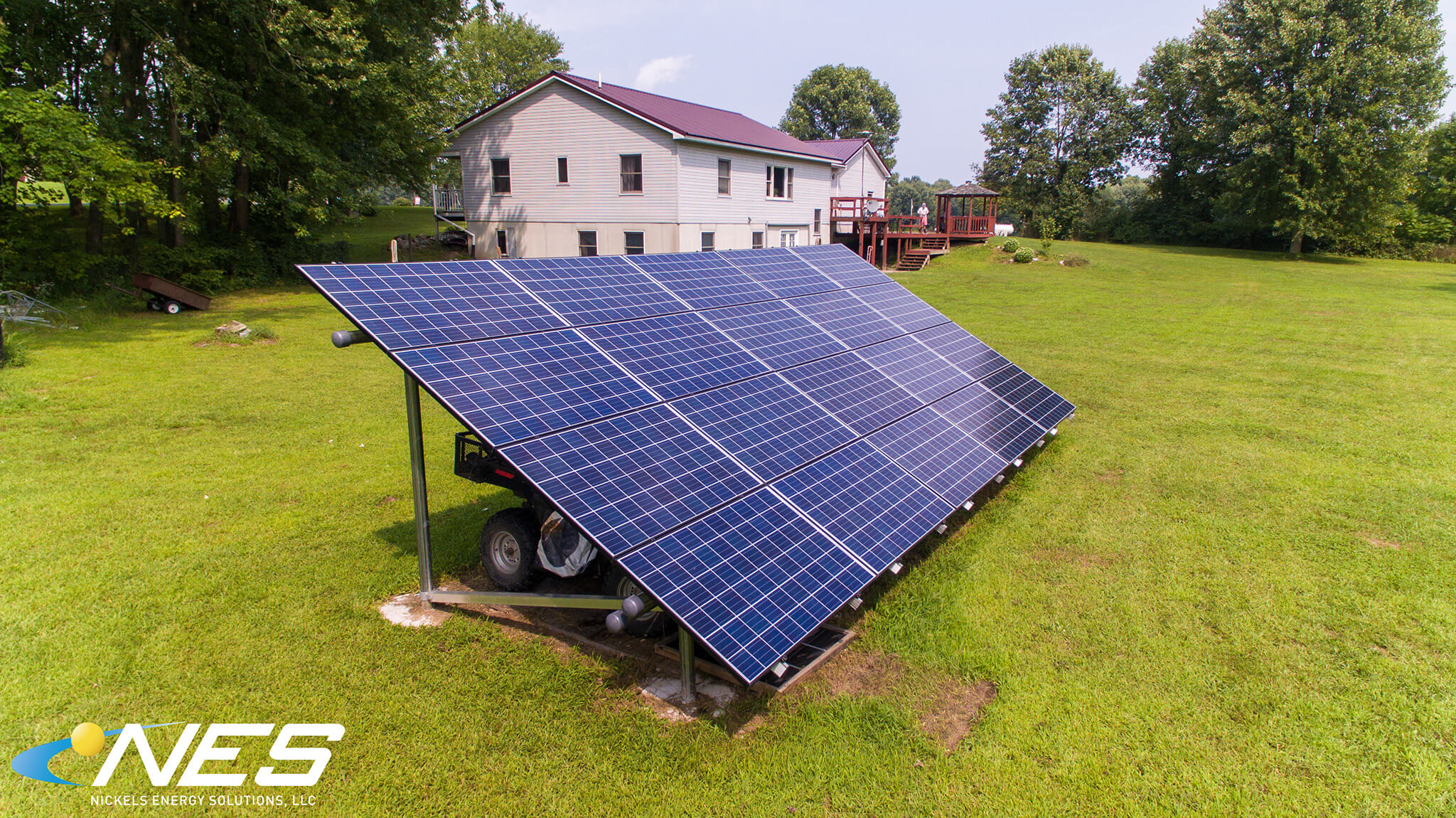 Traditional Ground Mounted Solar Panels | Nickels Energy Solutions